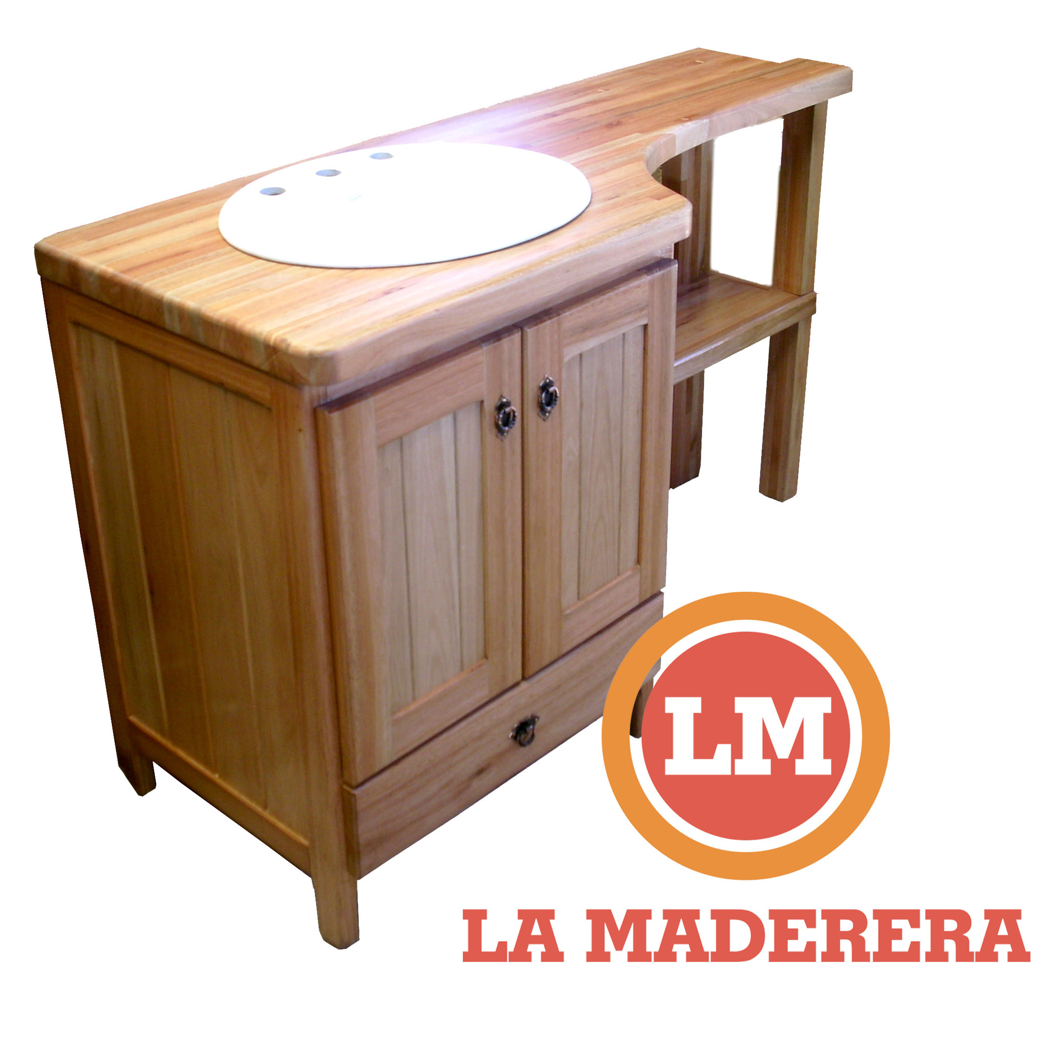 Vanitory En Multilaminado De Saligna (Madera Semi-Dura) Realizado A ...